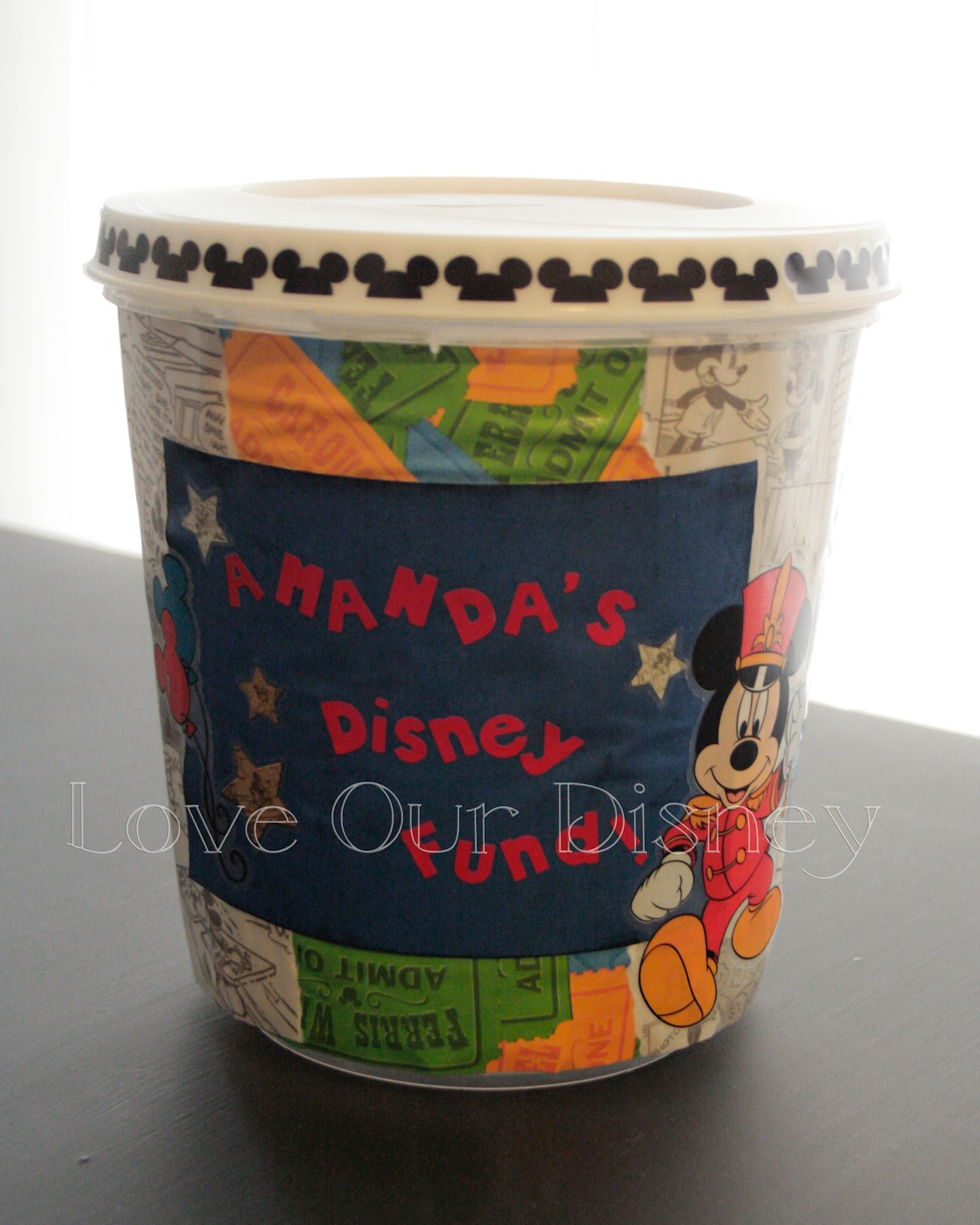 Craft Time- Disney Fund Jar | This Crazy Adventure Called Life