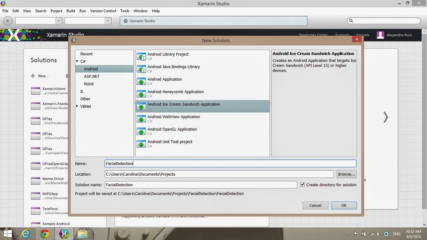 Facial Detection with Xamarin.Android