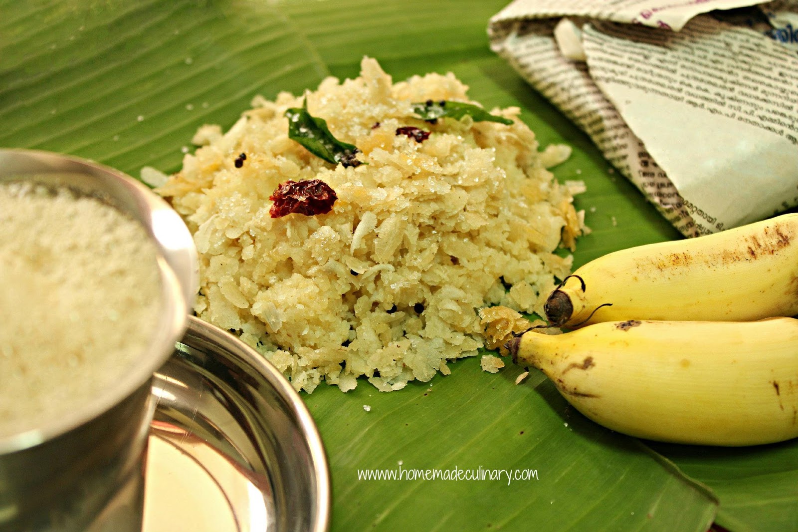 Homemade Culinary: BAJIL SAJJIGE (BEATEN RICE/UPMA)