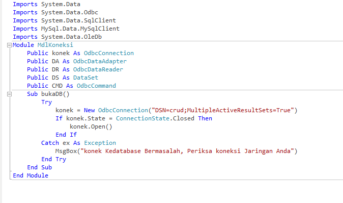 Cara koneksi (hubung) database mysql ke Visual Studio, VB.net - Ruang Hidup Cara koneksi (hubung) database mysql ke Visual Studio, VB.net - Ruang Hidup