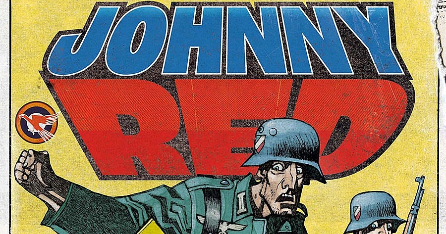 BLIMEY! The Blog of British Comics: Retro cover for Johnny Red No.6