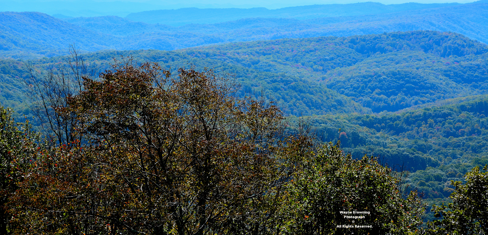 The High Knob Landform: Autumn Color 2014 - High Knob Massif