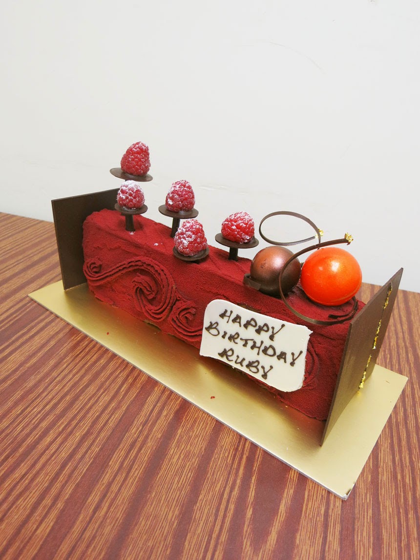 Herbert的飲食玩體驗: Patisserie Tony Wong - Raspberry Chocolate Cake