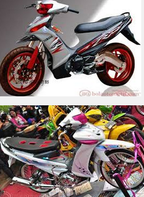 Modifikasi motor yamaha vega rr new ceper keren terbaru 2014