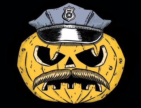 Scritchy Scraps: Pumpkin Police!