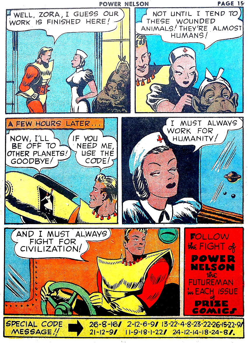 Pappy's Golden Age Comics Blogzine: Number 1829: Power to the primates ...