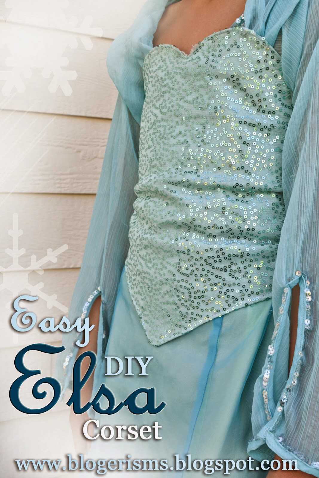 Liz Hicks Studios: Easy DIY Disney Elsa Corset