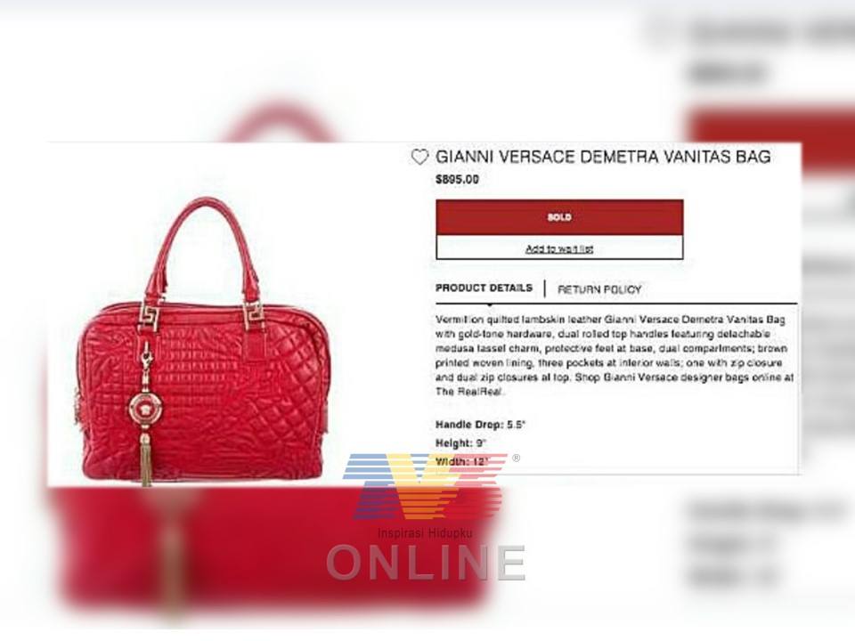 Harga Beg Tangan Merah Rosmah Yang Di Bawa Ke SPRM Hari Ini