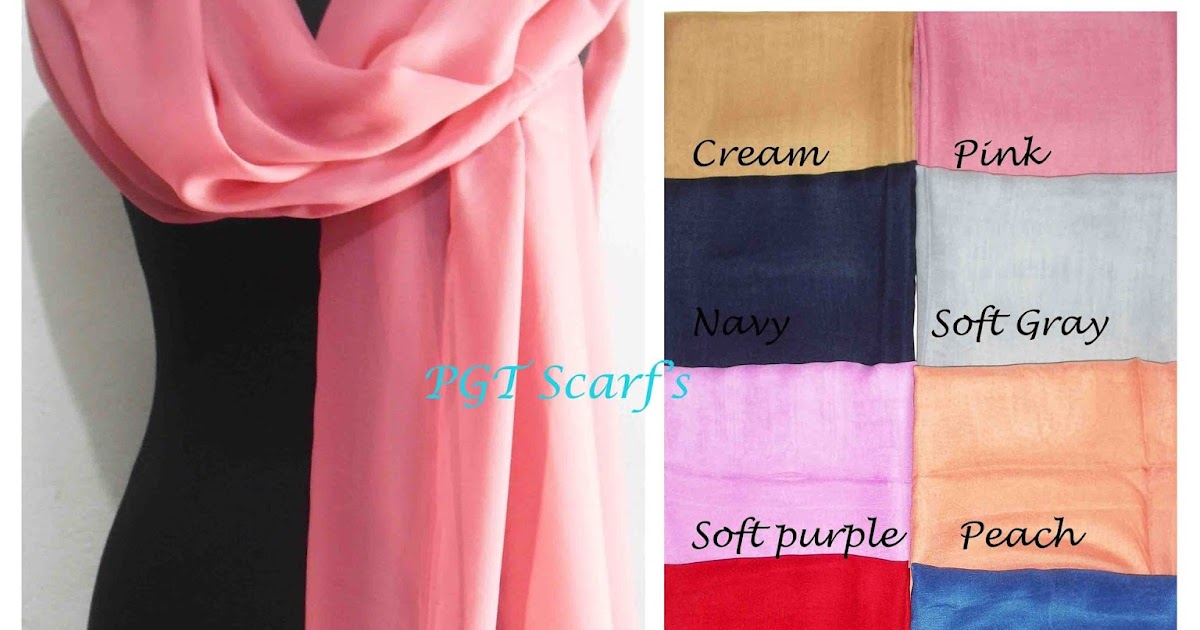 Chiffon Shawl Plain