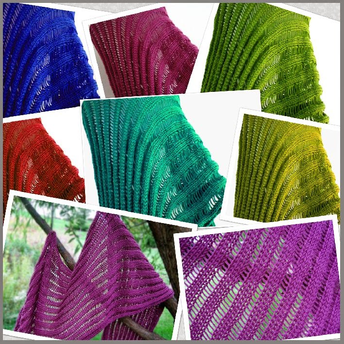 ...Knitting Up A Storm: Revised "Dummy Clap Shawl" pattern & tutorial!