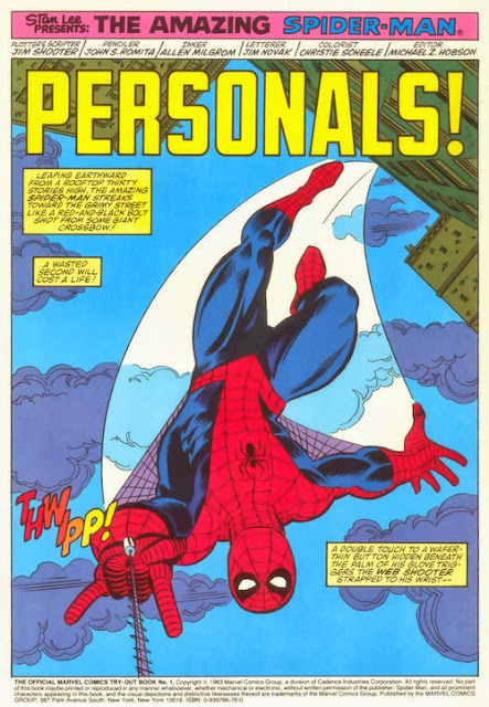 Marvel Comics of the 1980s: 1983 - The Official Marvel Comics Try-Out Book