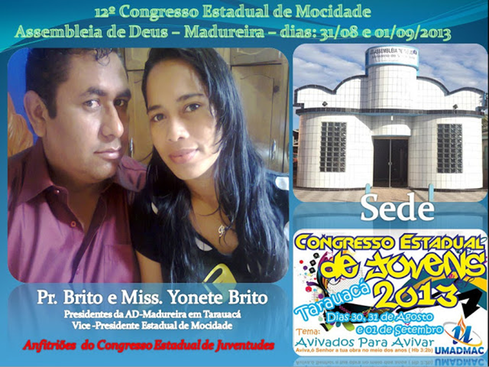 BLOG DO ADERLÂNDIO: CONVITE: GRANDE CONGRESSO NESTE FINAL DE SEMANA