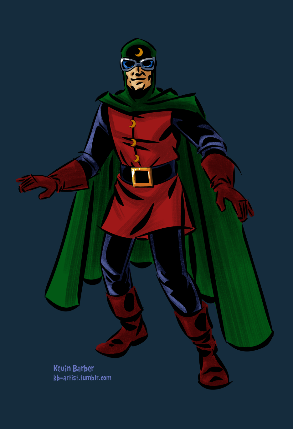 Kevin Barber - Illustrator / Animator: Dr. Midnight - Justice Society ...