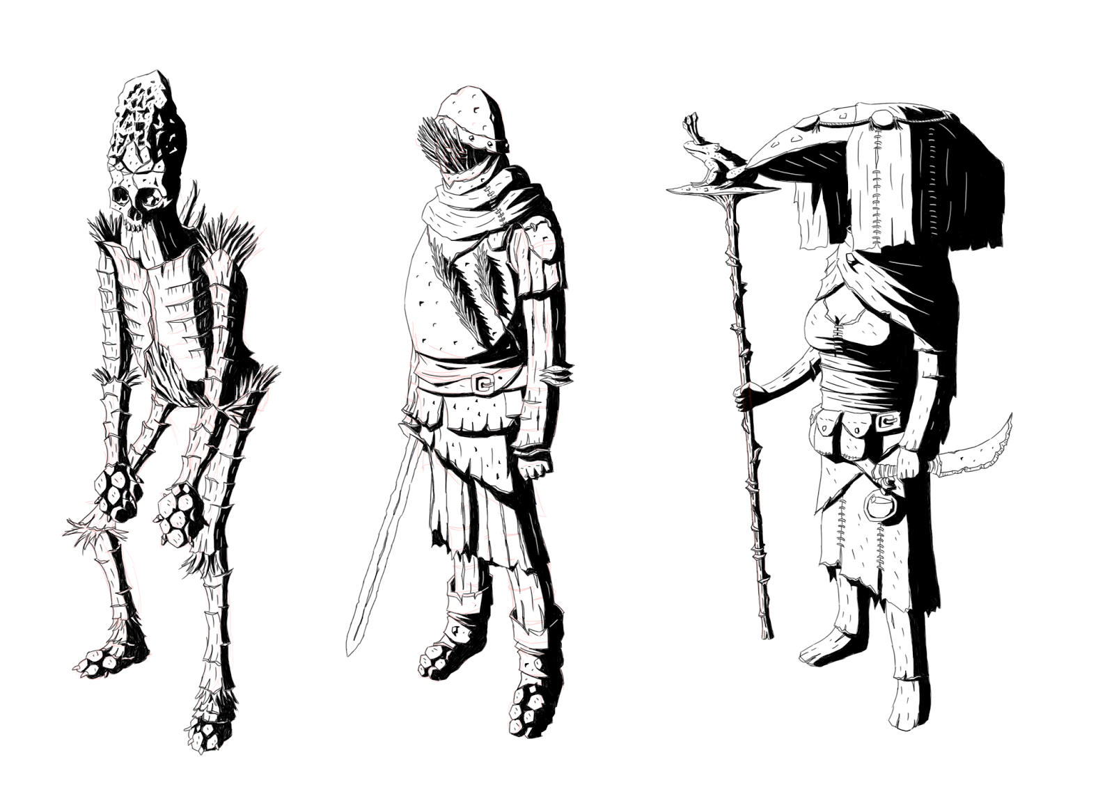 Dungeons & Delvers: Myconids (Also More #Inktober) - Points of Light