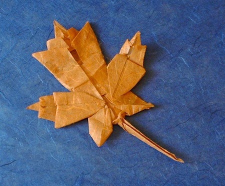 easy origami maple leaf ~ instructions origami kids
