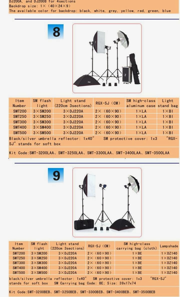 Strobe Lights Studio Flash Lighting Equipment Kits