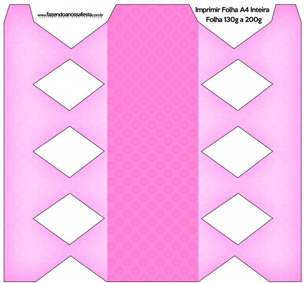 Pink Hearts: Free Printable Boxes. | Oh My Quinceaneras!