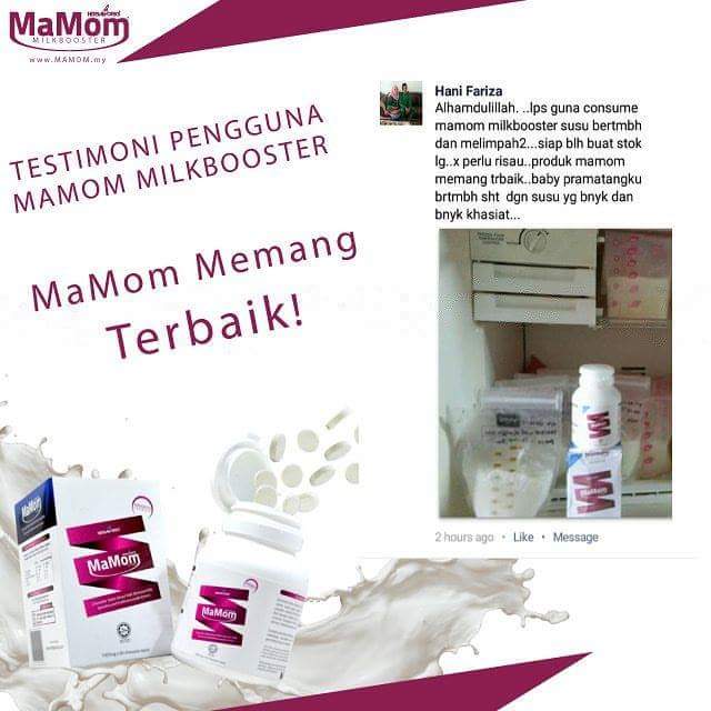 Mamom Milk Booster Tablet Penambah Susu Badan Terbaik