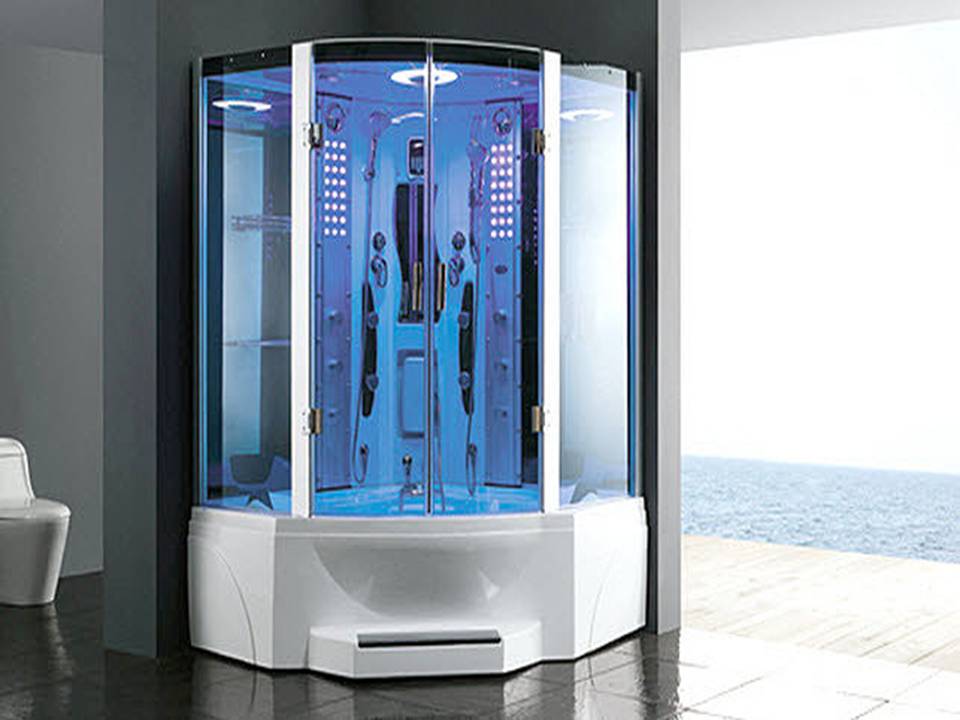 Trend Homes: Colored Shower Boxes