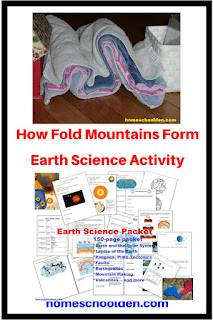 The Homeschool Den: Earth Science: How Fold Mountains are Formed