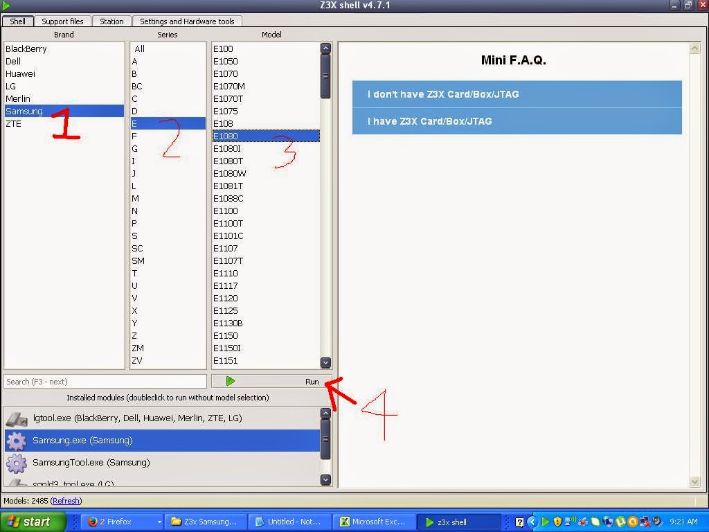 Samsung E1080F Simlock Unlock By Z3x Box - Edwin's Electronics ...