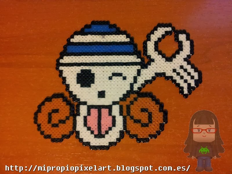 Mi Propio Pixel Art con Hama Beads: Bandera Nami One Piece y Nami