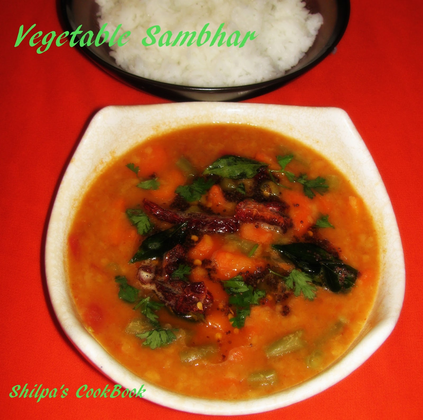 Cook Book: Vegetable Sambhar - A South Indian delicacy/ Vegetable Stew ...