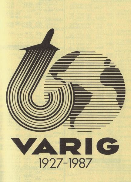 Airline memorabilia: Varig (1986,1987,1988)