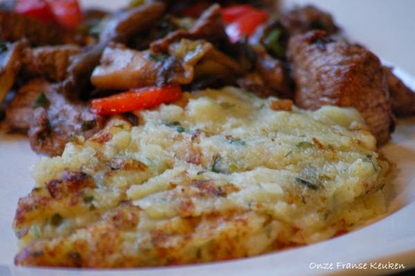 Franse aardappelpannenkoek - Onze Franse keuken