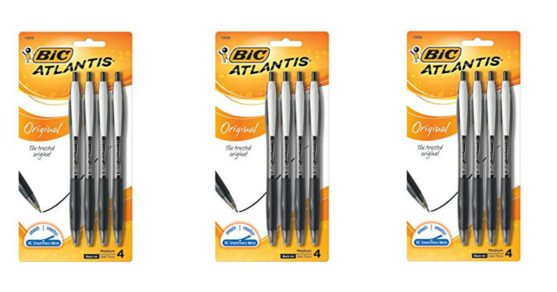 Walgreens: Bic Atlantis Pens 50 Cents Per Pack (Usually $4.99!)