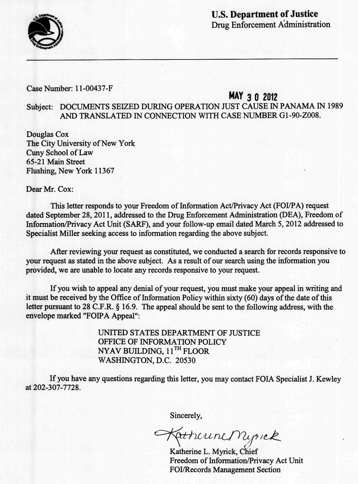 Document Exploitation: DEA No Longer has Copies of Captured Documents ...