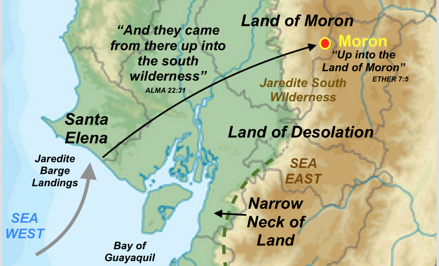 NephiCode: The Topography of the Land Northward – More of Omer’s Journey