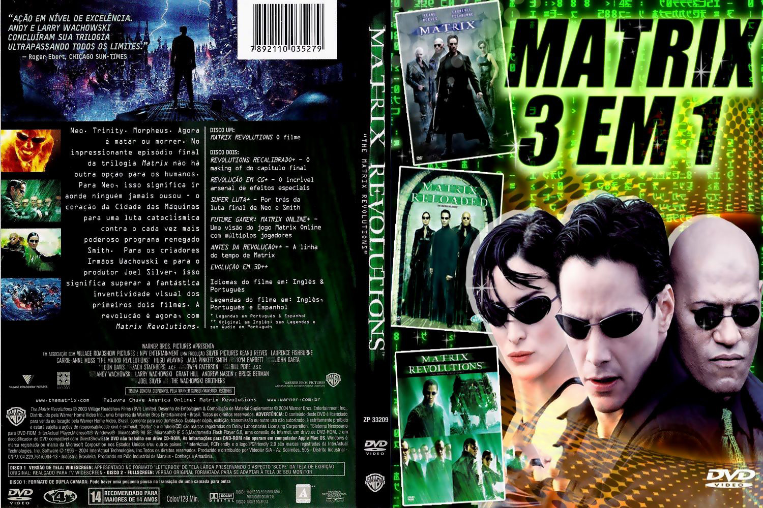 rei das capas: matrix 3 em 1