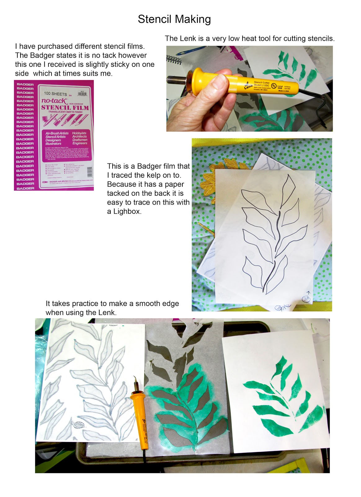 Deborahkatharine Capitol Hill: Stencil Making & Stenciling on Cotton