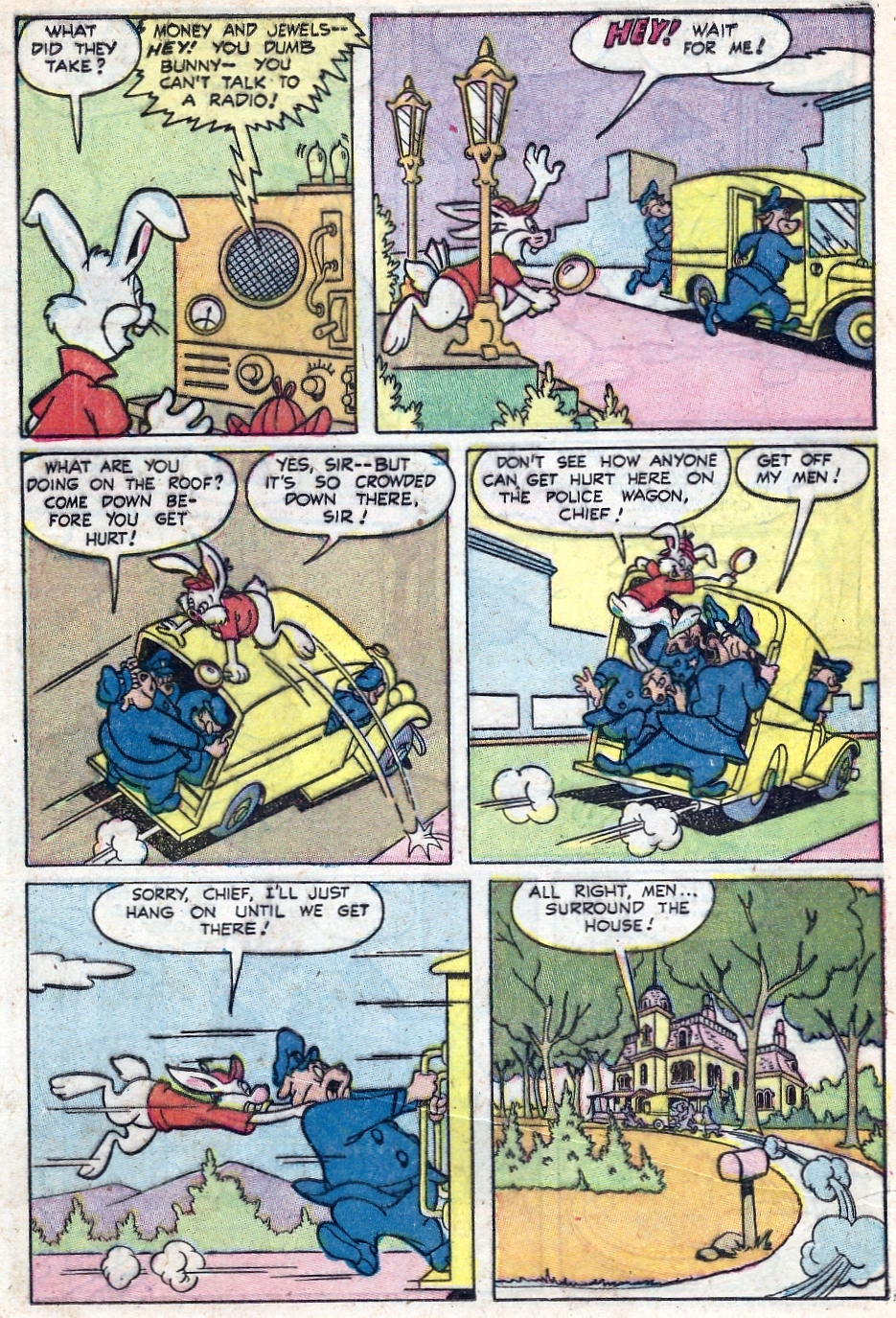 Four-Color Shadows: Dum Dum, the Dumb-Bunny-1954