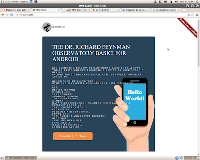 Blog Tecnología fácil.: Desarrollo de aplicaciones para móviles Android con RFO-BASIC