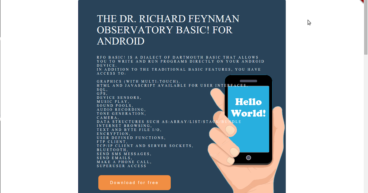 Blog Tecnología fácil.: Desarrollo de aplicaciones para móviles Android con RFO-BASIC