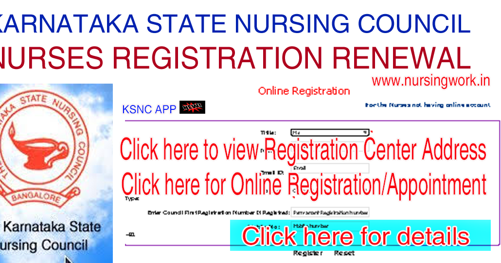KARNATAKA NURSES REGISTRATION RENEWAL