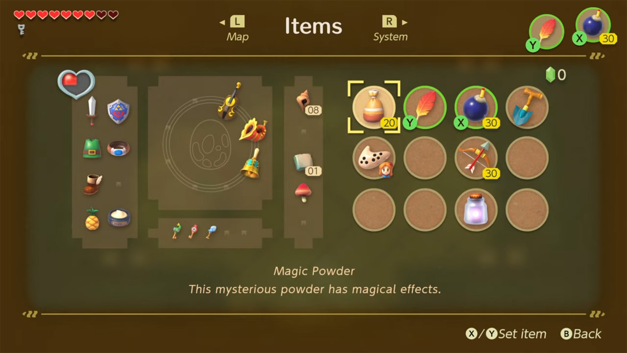 Hyrule Blog - The Zelda Blog: Link's Awakening Remake: New Chamber Items?