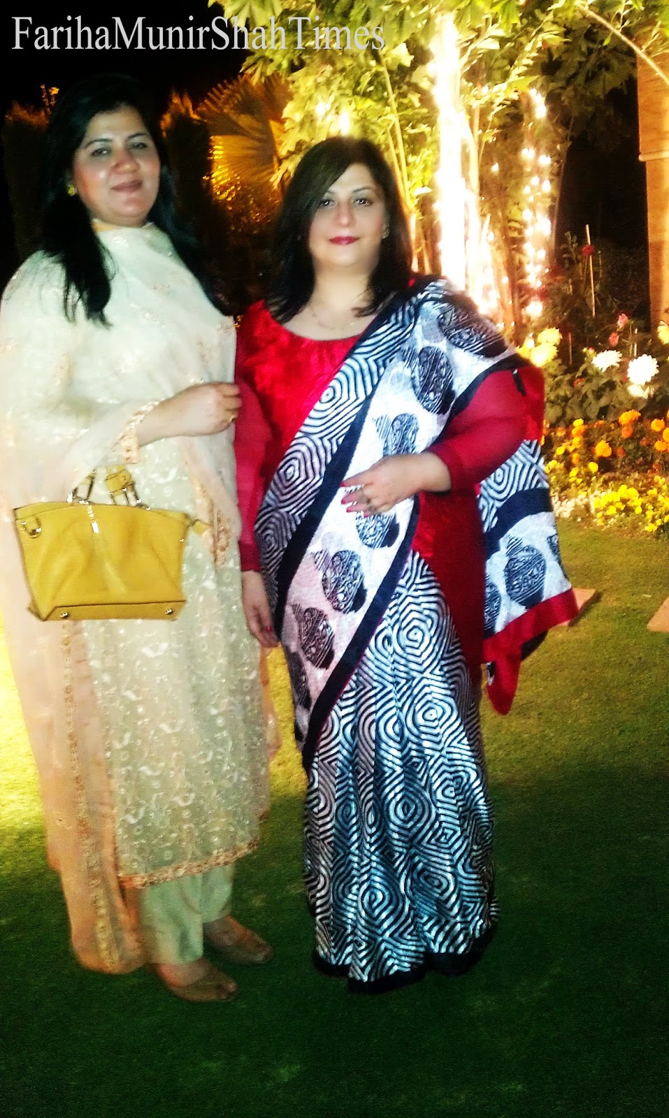 Two great parties by one great lady, Mahnaz Amir Sheikh.