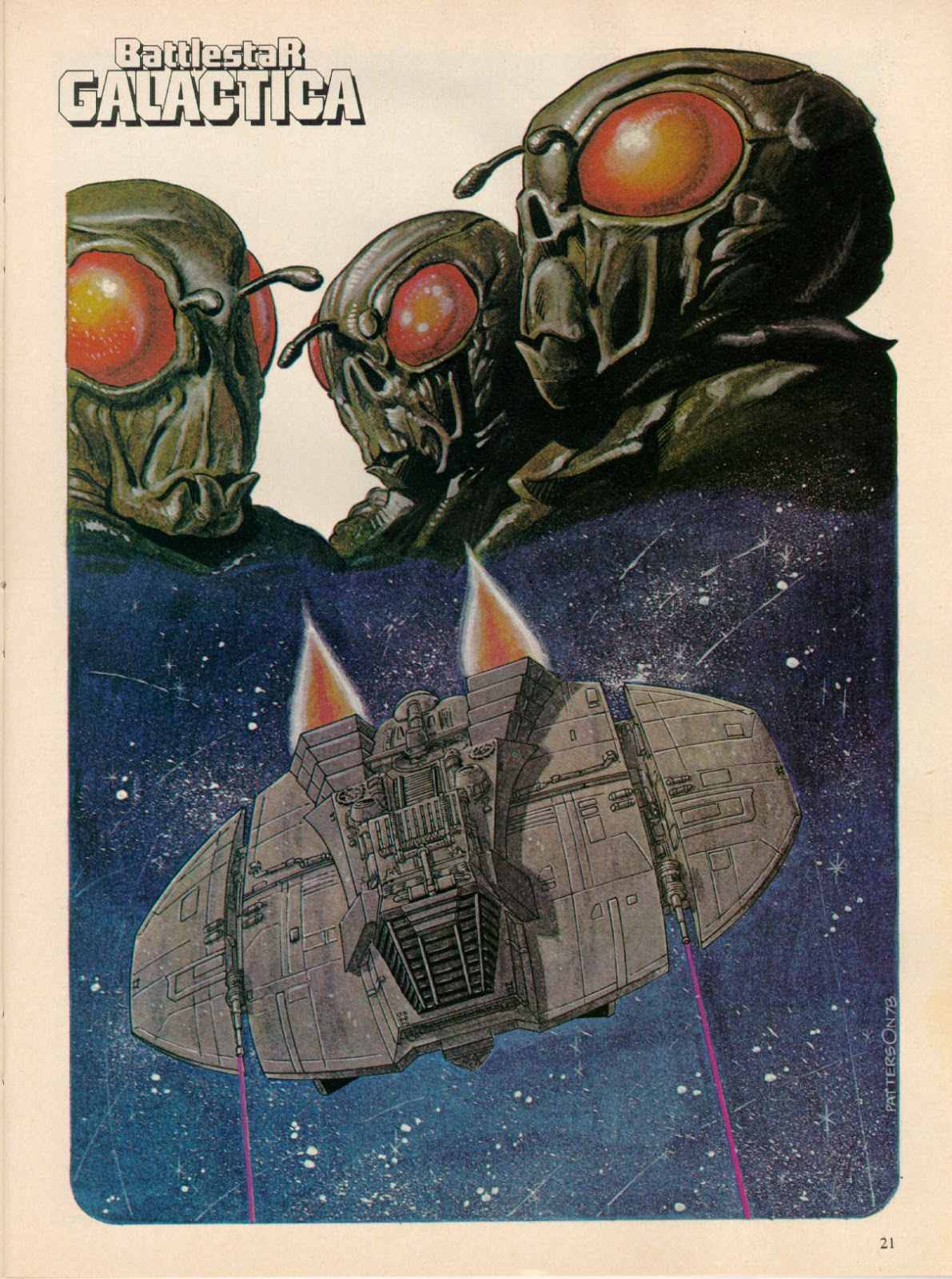 STARLOGGED - GEEK MEDIA AGAIN: 1978: BATTLESTAR GALACTICA SUPER SPECIAL ...