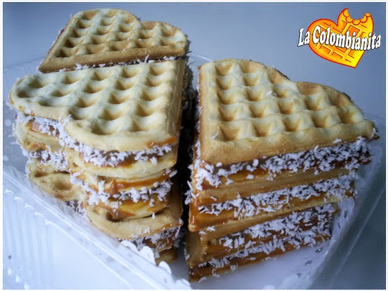 consejo de cocina: wuafles rellenos con manjar