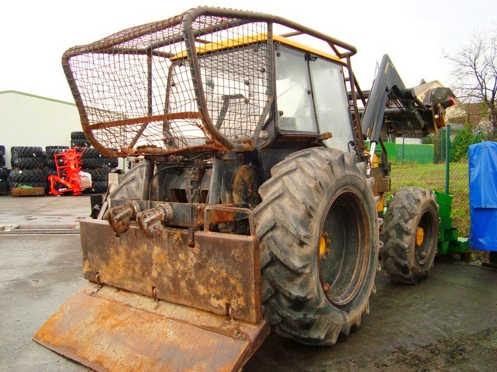 Tractor Forestier John Deere 2850 troliu dublu padure