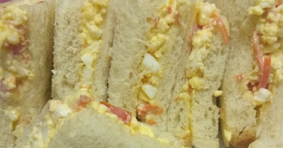 RESEPI SANDWICH TELUR UNTUK BENTO IRINE ~ Mommy Yoorin