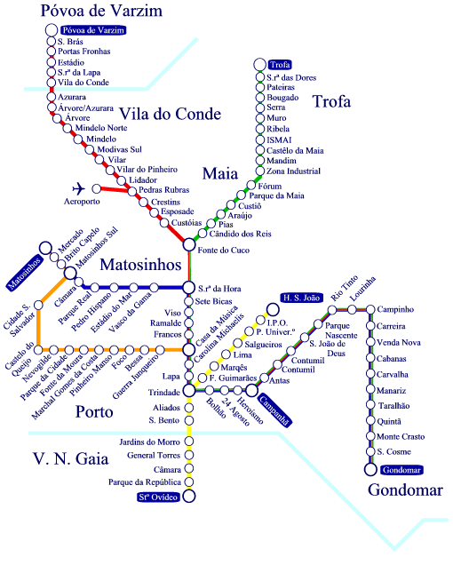 Camisas e Manias: O Metrô do Porto