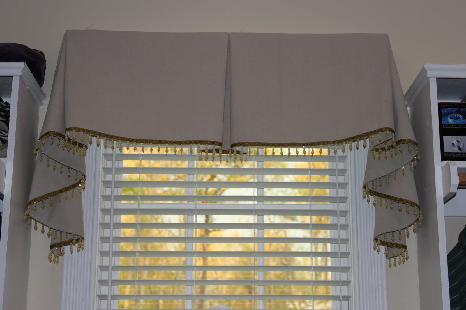 Simply by Sabrina: Drop Cloth Window Treatment