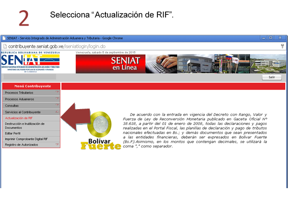 ARM Consultores, C.A.: Normas sobre la Informacion Fiscal en el SENIAT