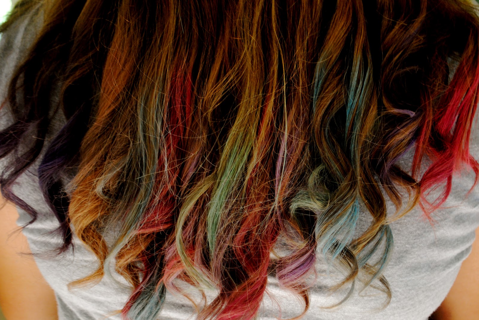 The Johnston's: {how to: chalk your hair}