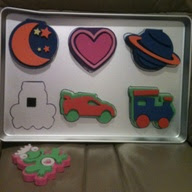 For the Love of Learning: DIY Toddler Velcro Puzzle