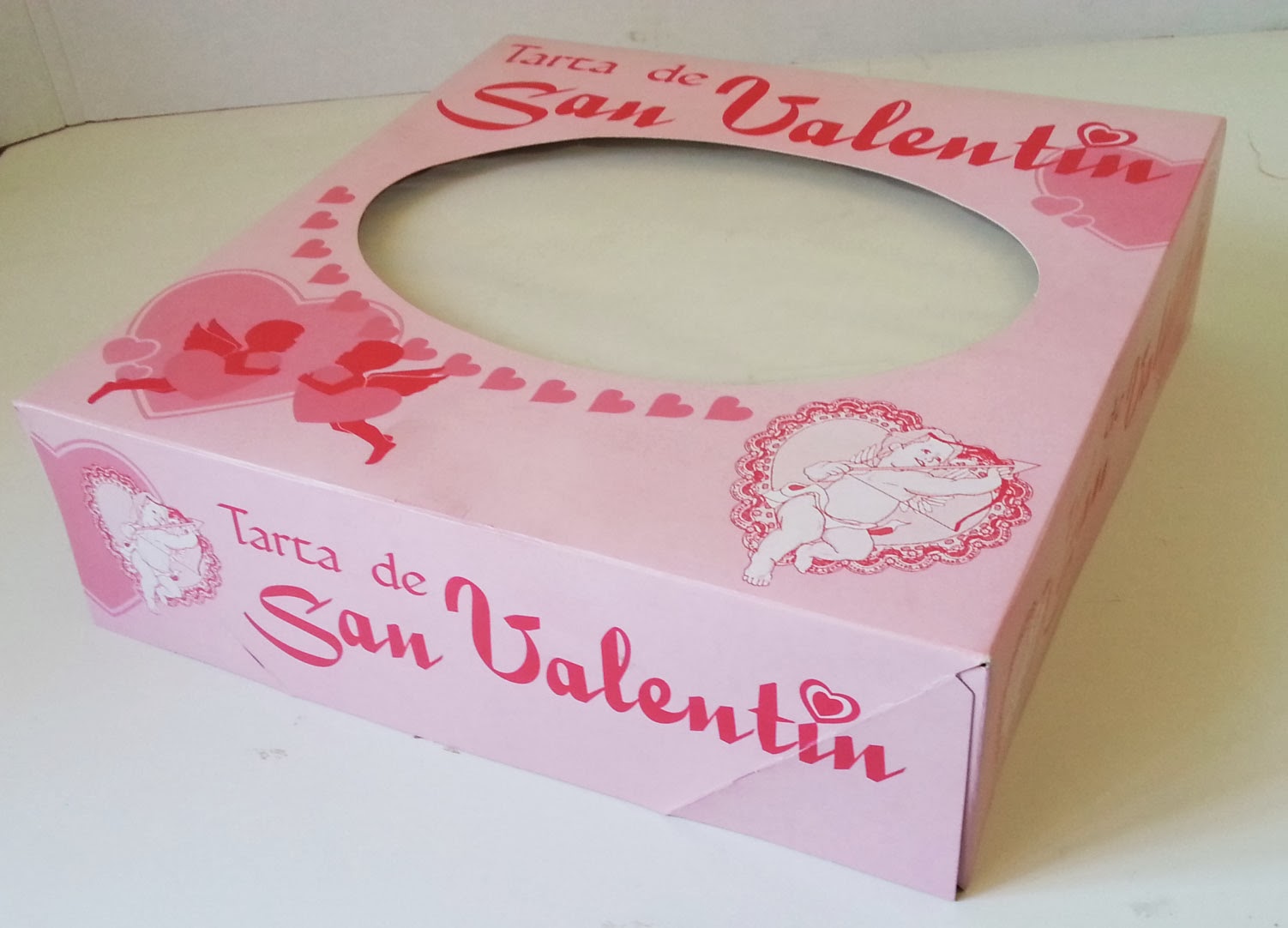 Cajas con tapa y fondo especial Día de San Valentin ~ Cartonajes Mesa